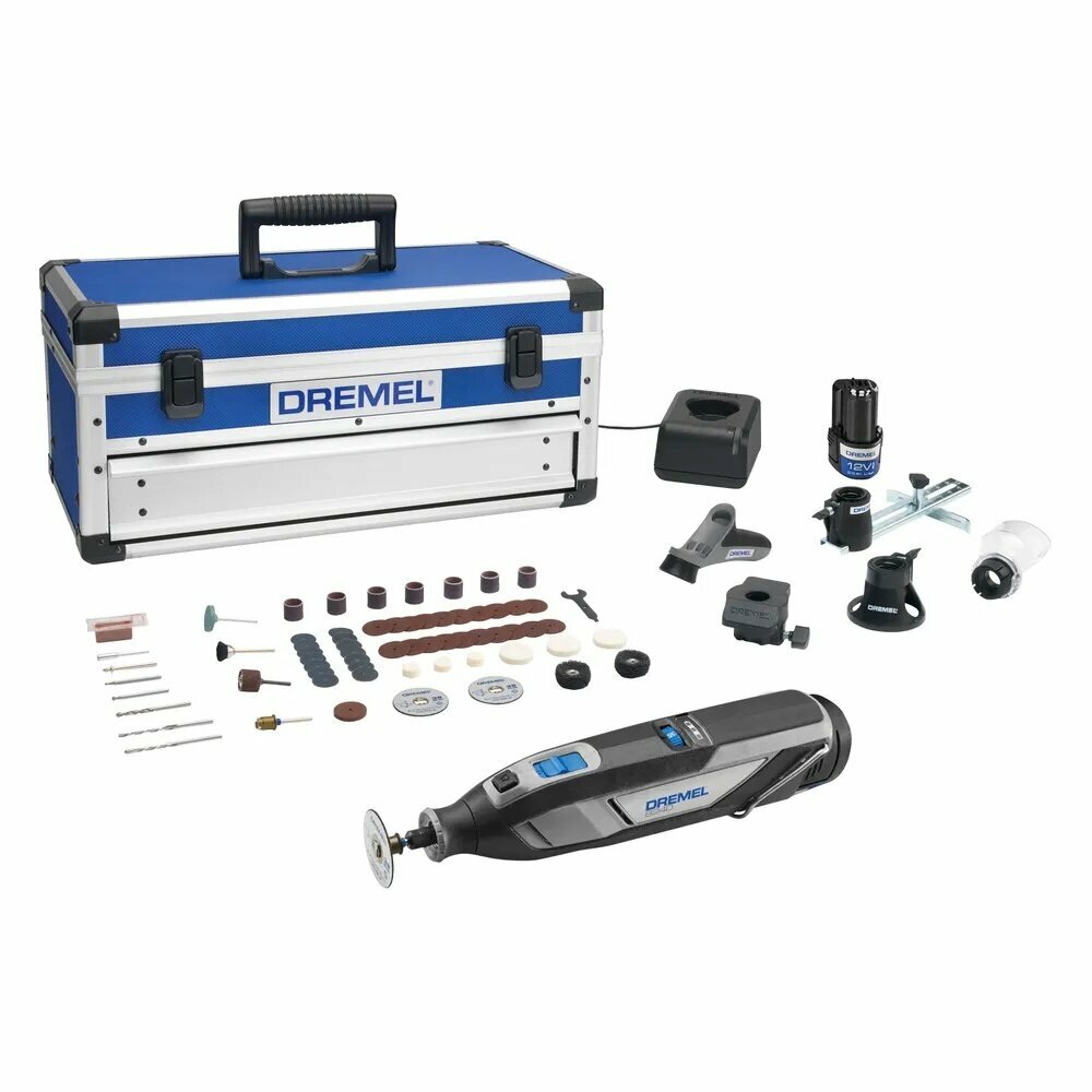 Аккумуляторный многофункциональный инструмент Dremel 8240-5/65, 12V, 1 акк 2.0Ач, Зарядное устройство (F0138240JK)