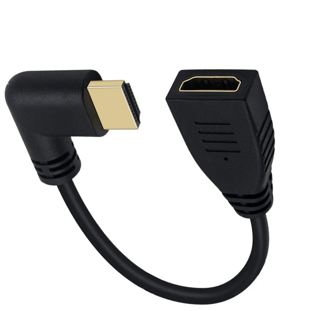HDMI 2.0 кабель 0.15m, правый угол