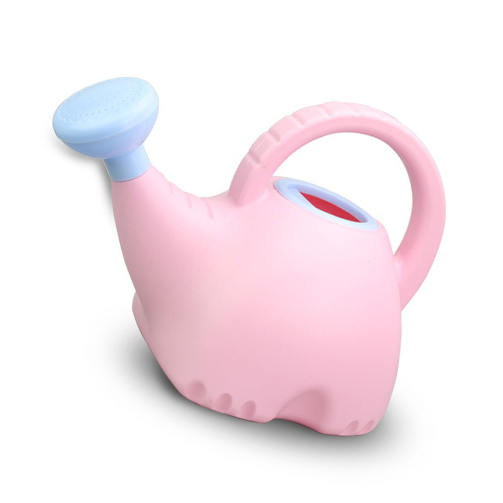 Детская лейка в форме слона, милый пластиковый чайник для полива, садовая игрушка, 1,5 л, розовый