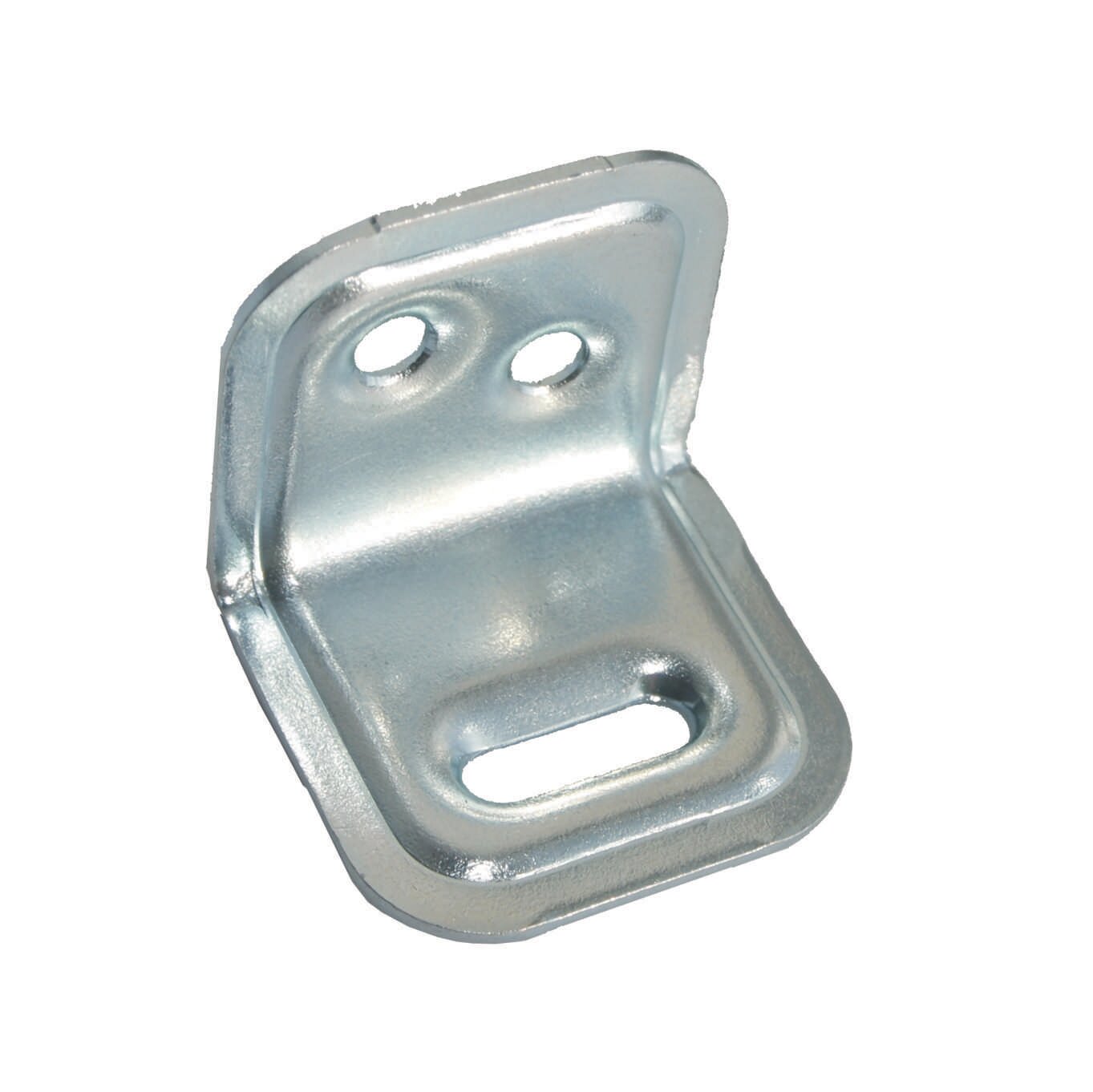 Уголок мебельный 25х25х30 мм, 90 градусов, с корректирующим отверстием, оцинкованный