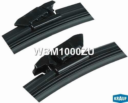 Щетки стеклоочичстетеля бескаркасные 600/450мм DNTL1.1 (комплект), KRAUF WBM1000ZU