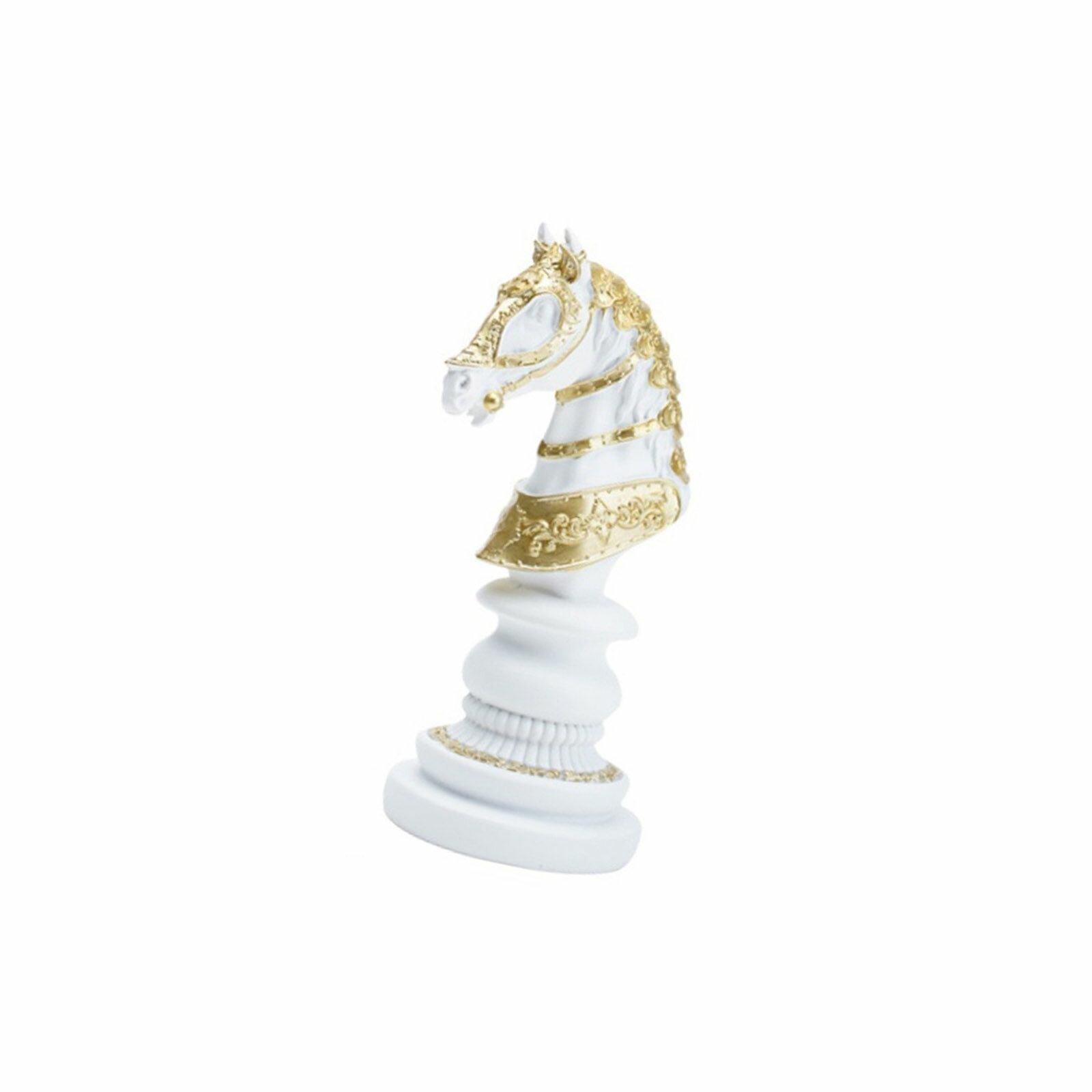 Черно-белое украшение шахматной фигуры королевы/короля/коня для украшения дома и офиса