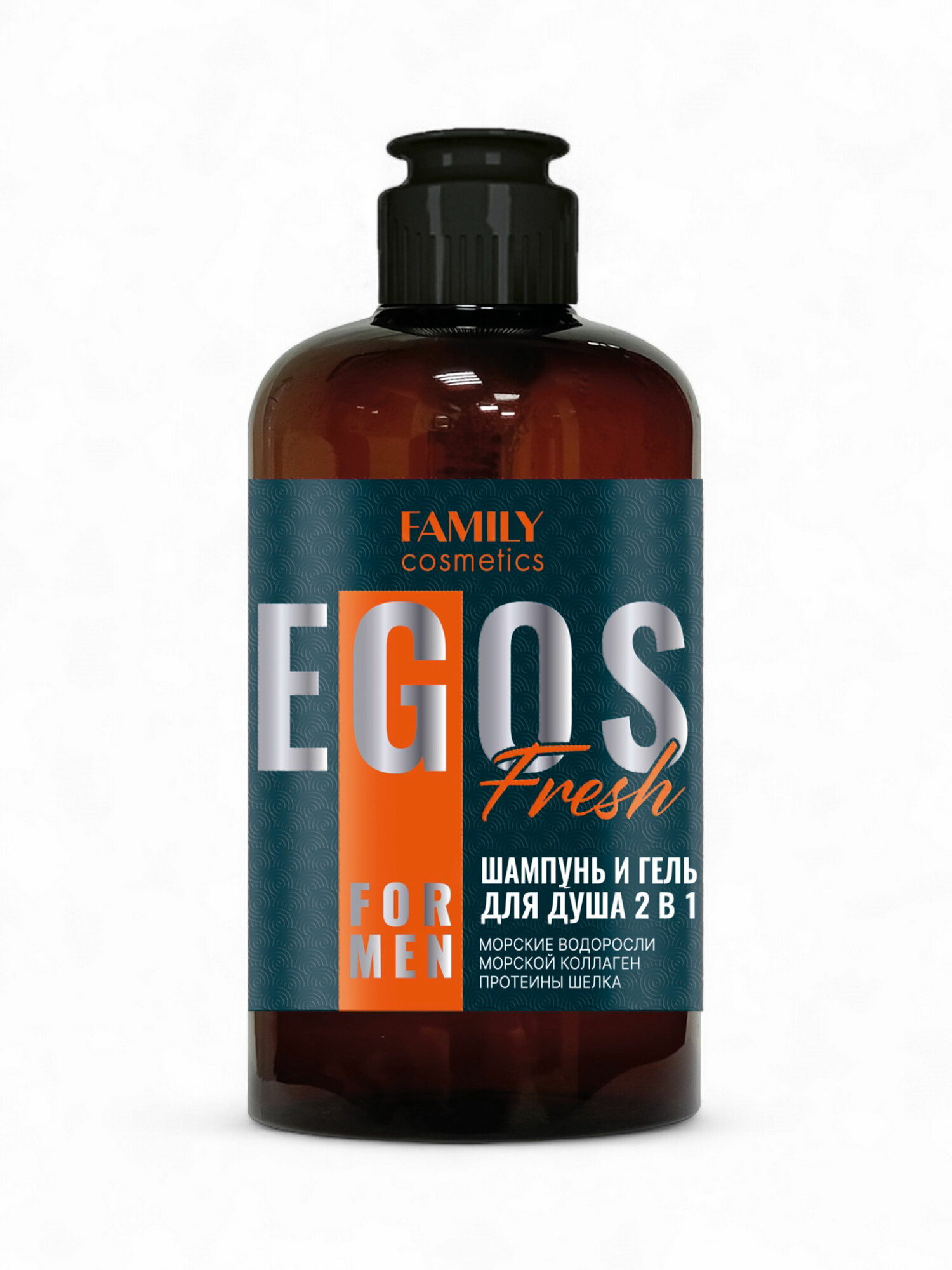 Шампунь и гель для душа мужской Fresh, 470 мл, тип волос: для всех типов