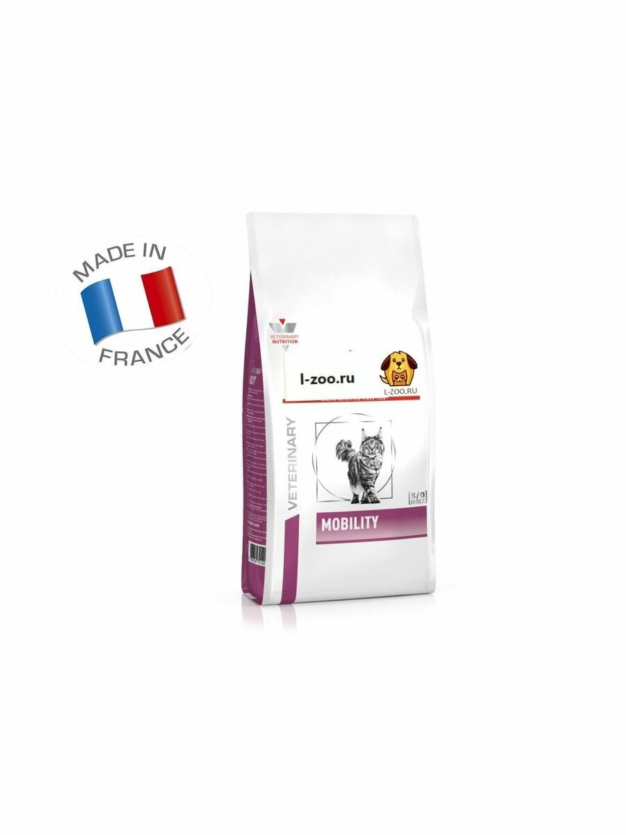 Mobility Feline (400гр). Корм сухой диетический для взрослых кошек, предназначенный для улучшения подвижности суставов.