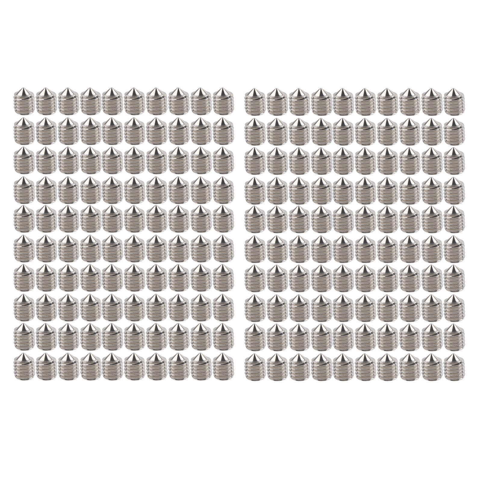 200 ПК, набор винтов с разъемами из нержавеющей стали. Внутренний комплект винтового ассортимента винтового привода для дверных ручек 2806-0005-0005