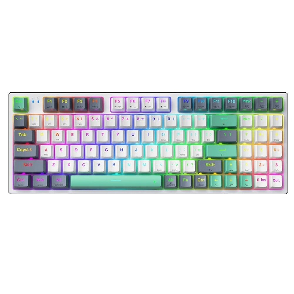 Machenike K500 Pro Wireless Mechanical Keyboard Клавиатура RGB С Горячей Заменой PBT-колпачков На Прокладке