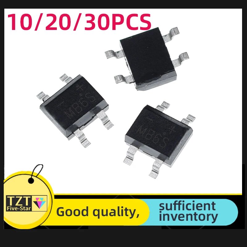 GREATZT MB6S выпрямительный диодный мост 20PCS