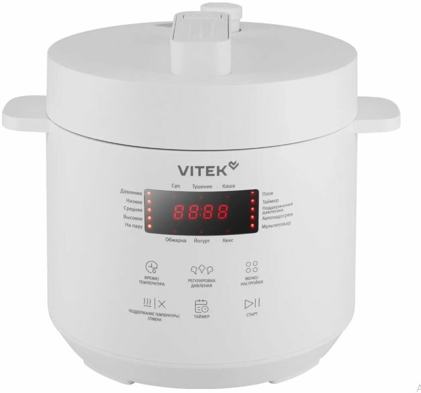 Мультиварка Vitek VT-MC0301. Цвет: белый.