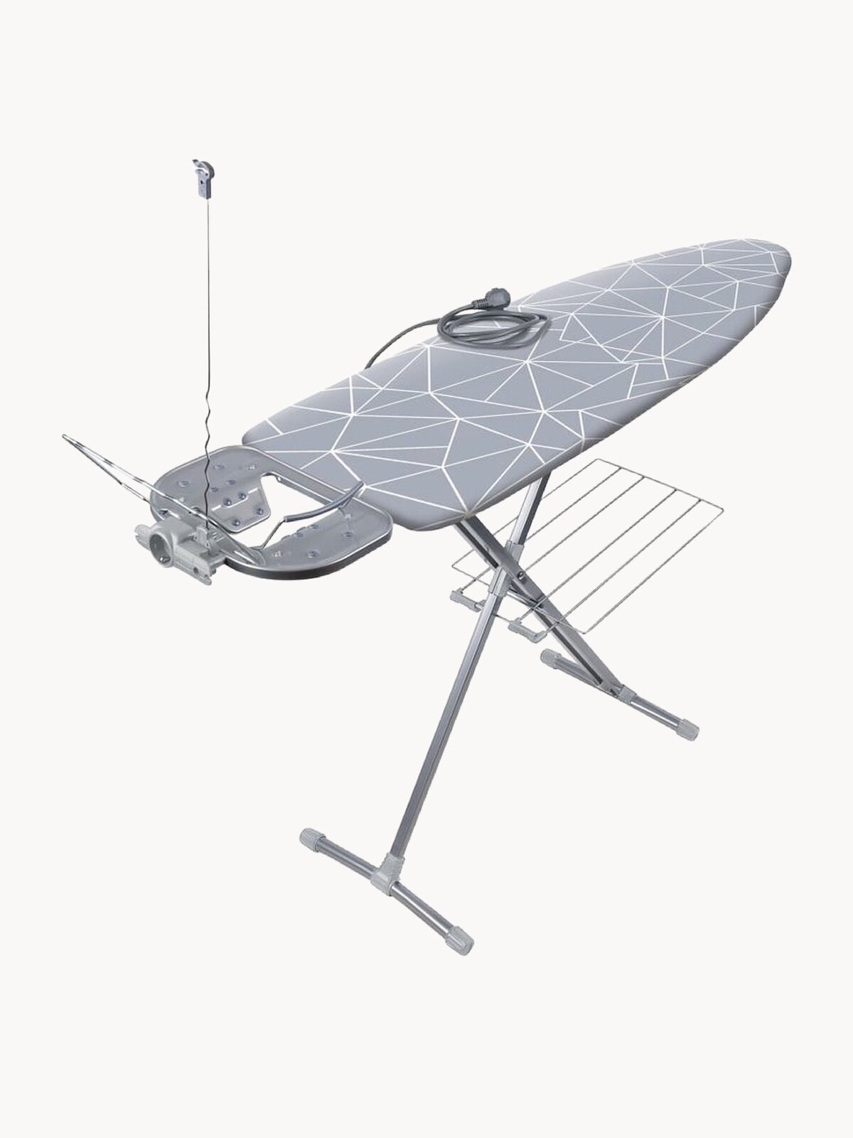 Гладильная доска Nika -best НБ/5 с линиями на сером