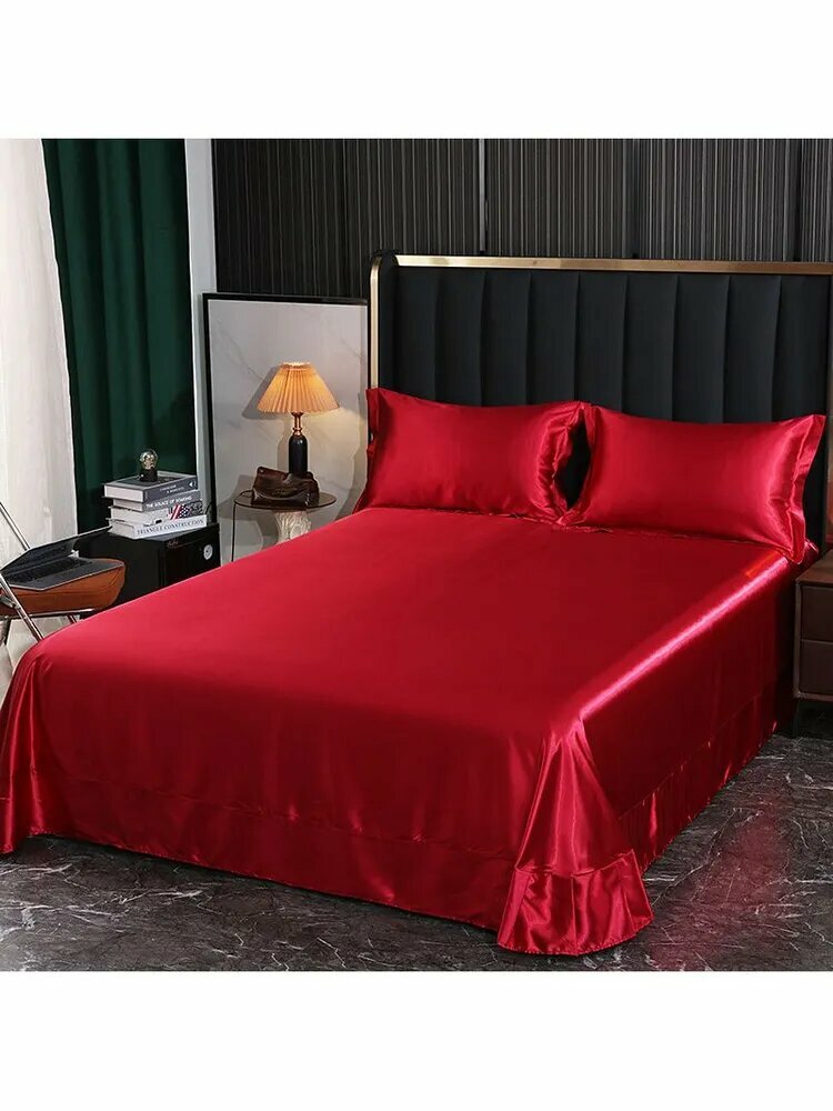 Простыня стандартная, Натуральный шелк, 245x250 см