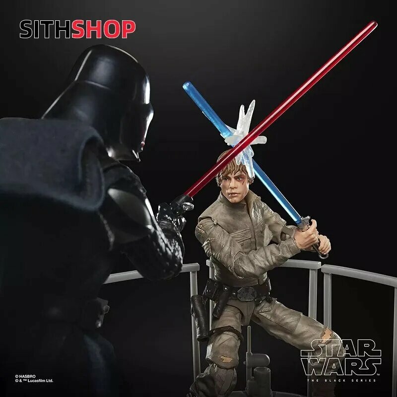 Фигурка Hasbro Star Wars The Black Series The Empire Strikes Back Darth Vader & Luke Skywalker 6 Inch Action Figure