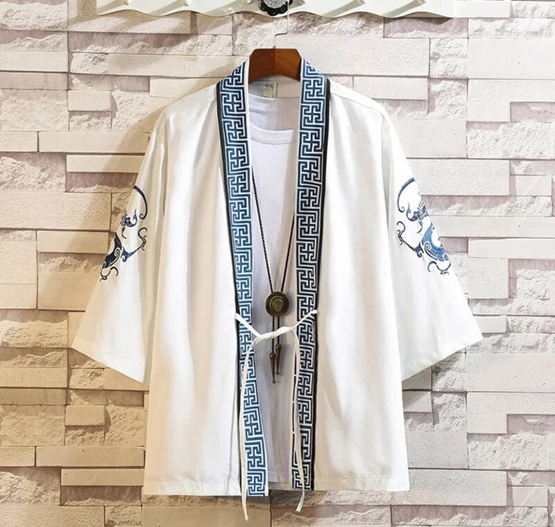 Мужское кимоно из полиэстера LMANMX XL, 4