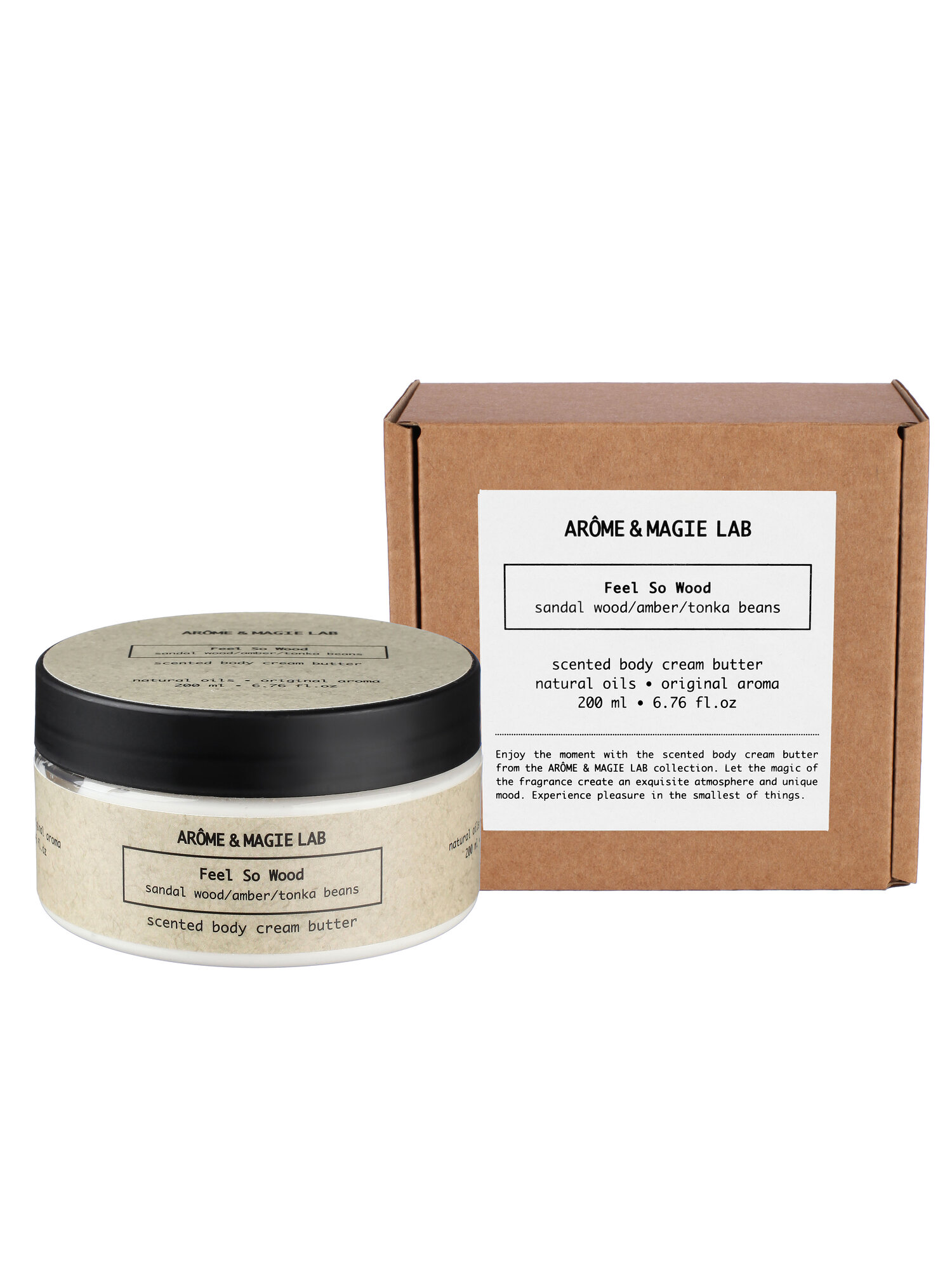 Крем-баттер Feel So Wood ARÔME & MAGIE LAB парфюмированный , 200 мл