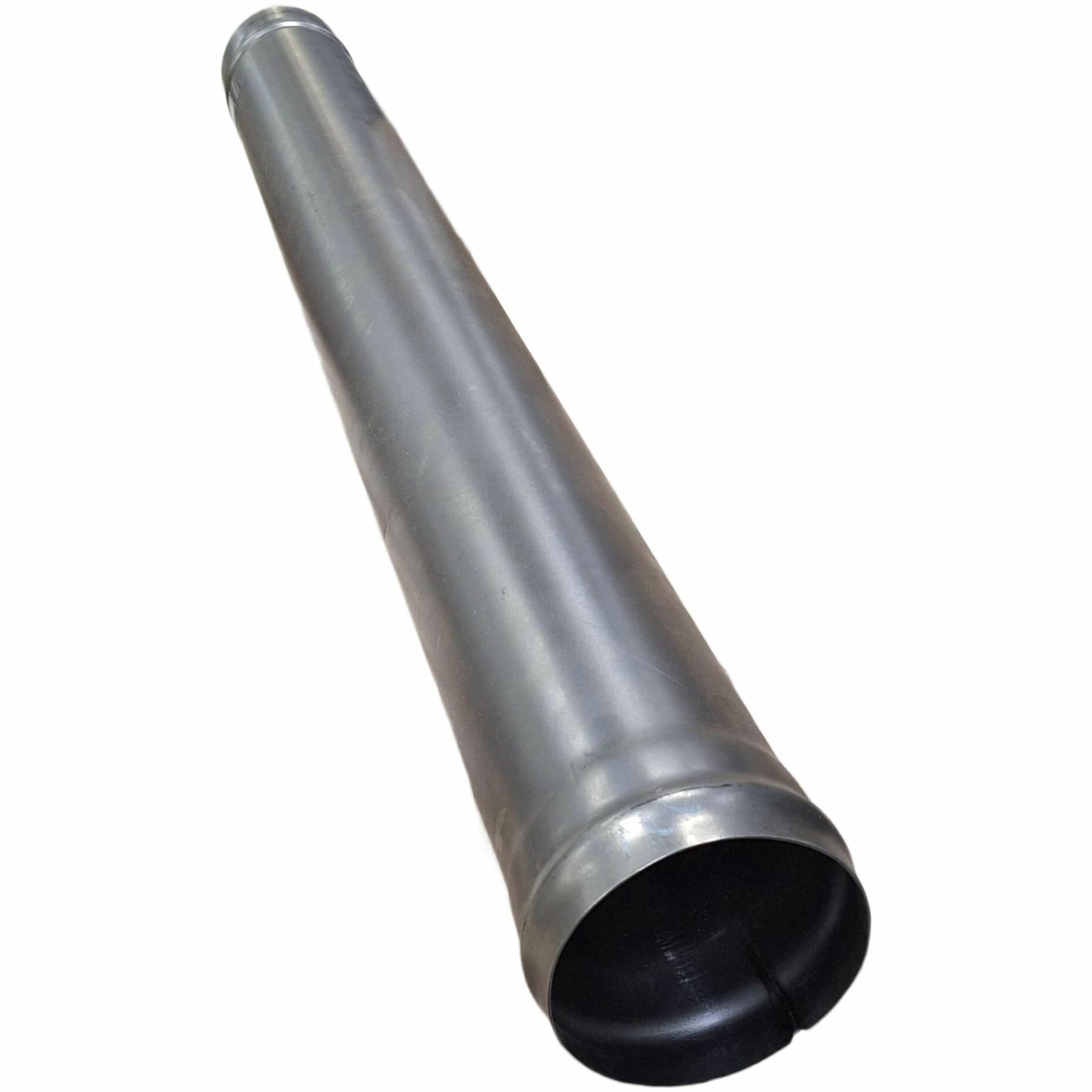 Труба дымоходная ф200 мм 1м (черный металл) ст3 1мм