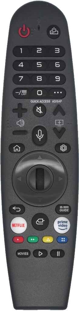 LG AKB76036901 (MR20GA) с функцией мыши (Smart TV JVC, Yasin, Ergo, Bahun, Kogan и др.), Пульт ДУ