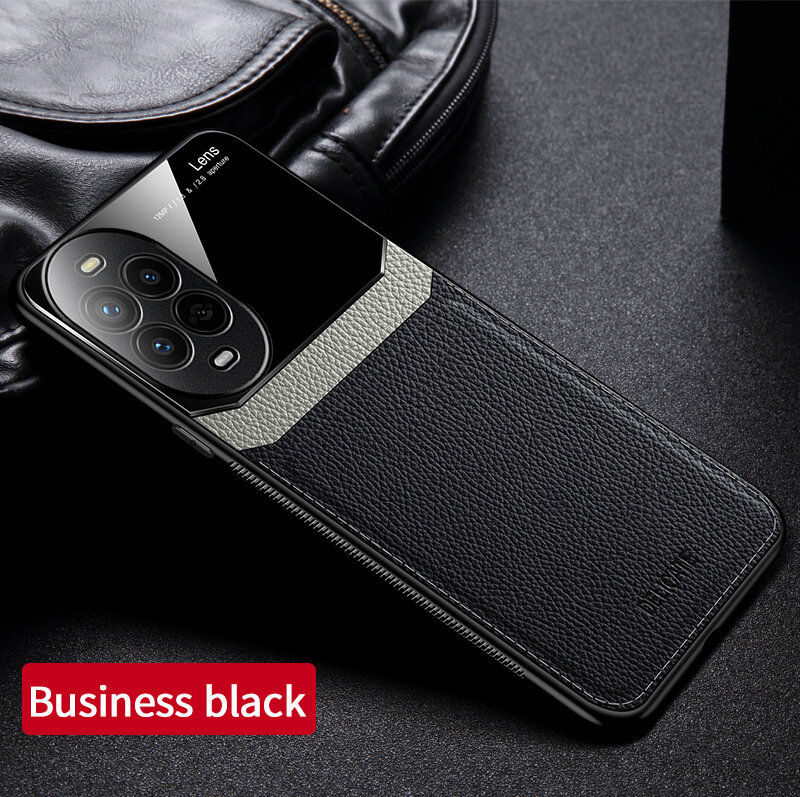 Чехол Для Huawei Nova 13 Pro / Хуавей Нова 13 Про, soft touch, чехол-кардиомонитор, искусственная кожа, поликарбонат (PC), защита камеры, ударопрочный, усиленные углы, Huawei, Huawei Nova 13 Pro, black,