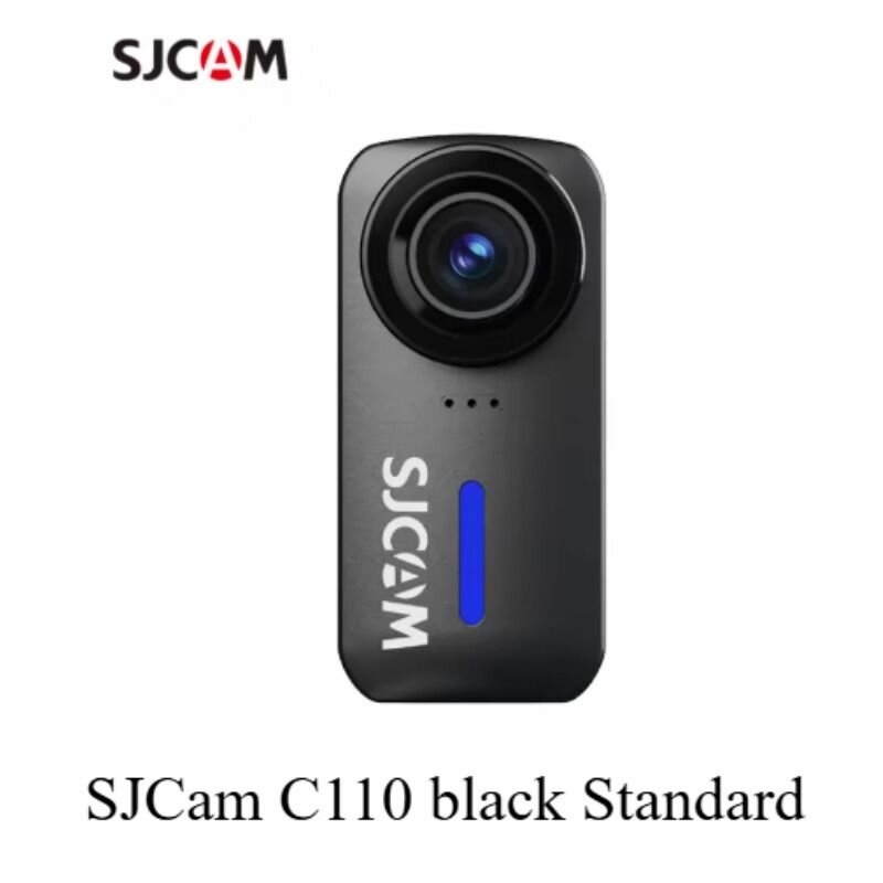 Спортивная камера SJCAM C110 black Standard, 4K 30FPS Action/Sports Camera WiFi , с коррекцией искажений, водонепроницаемость IP65, Видеоблог камеры регистратора вождения мотоцикла