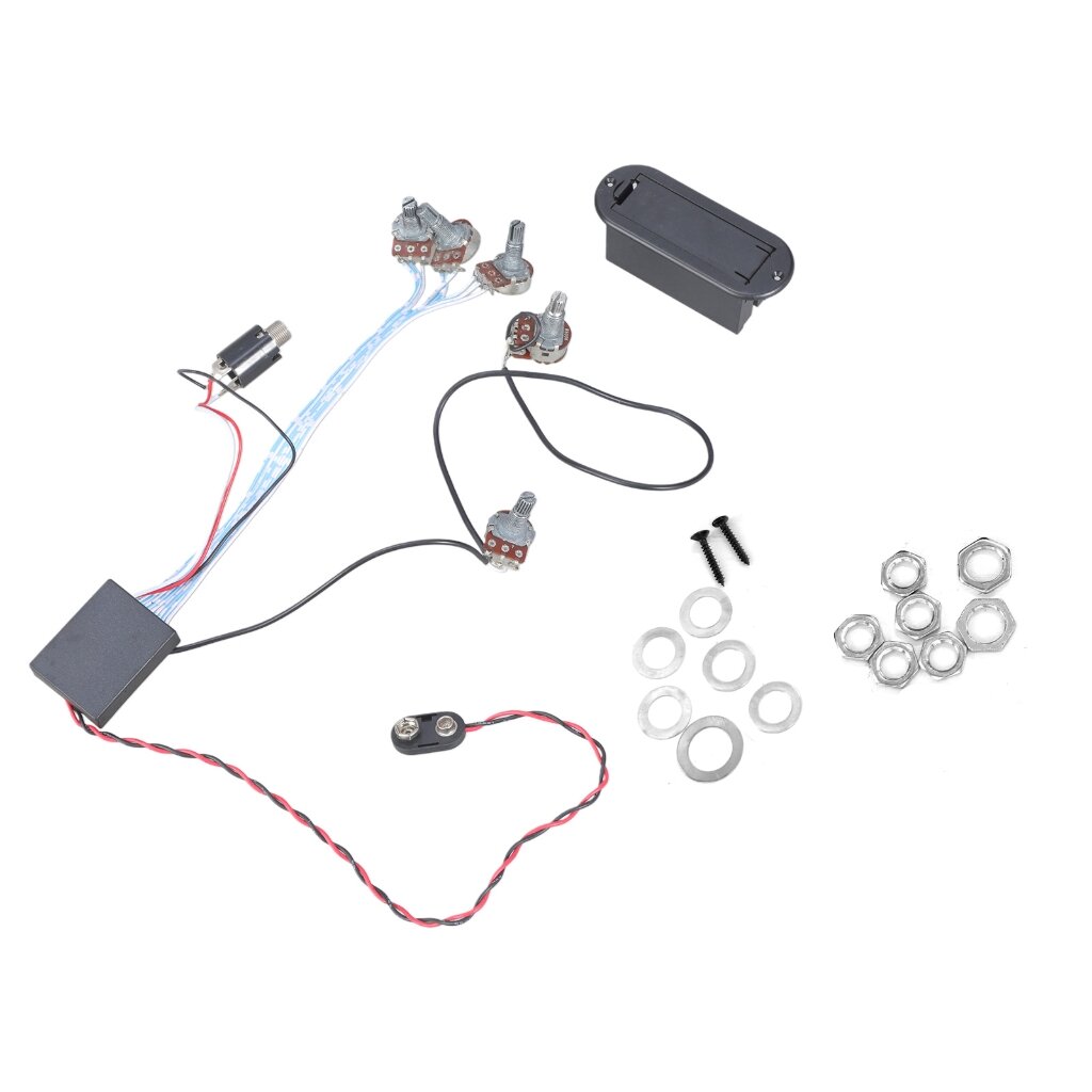 Схема Активного Предусилителя EQ-B3T Для Замены Аксессуаров Для бас-гитары
