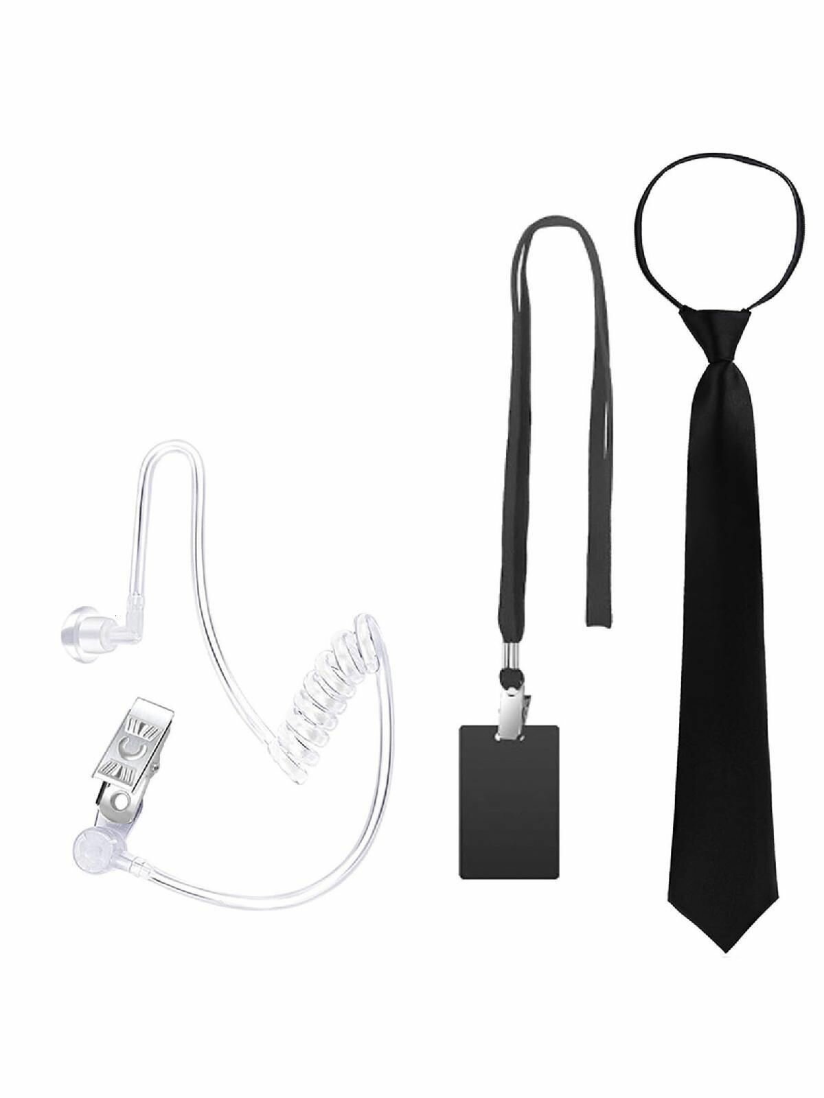 Шпионский комплект с наушниками и галстуком, - ребенок - Набор 8