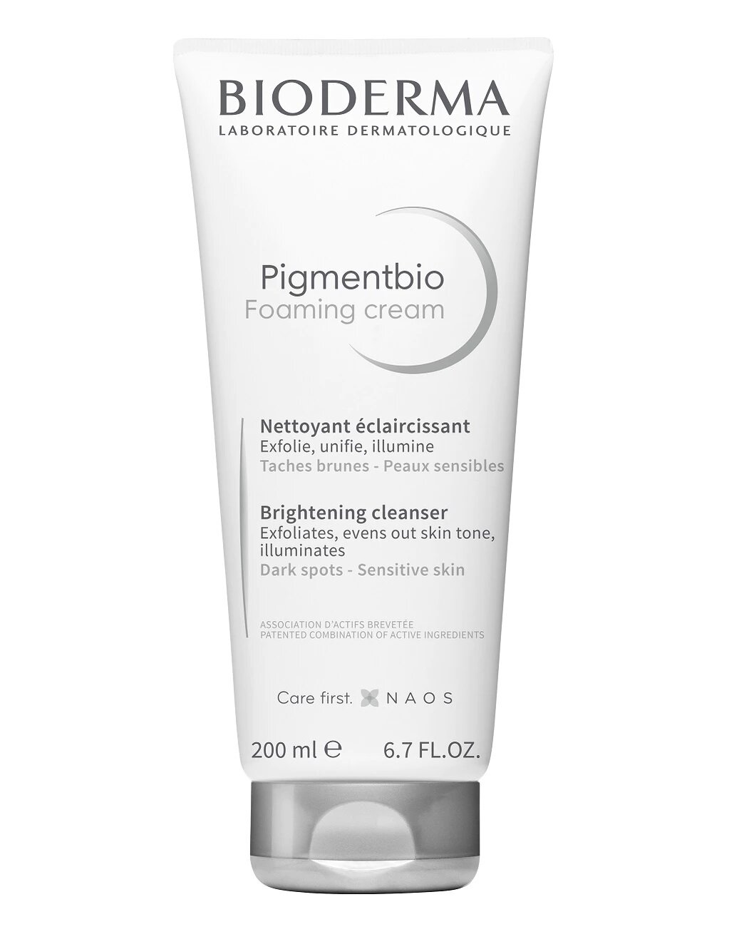 Bioderma Осветляющий и очищающий крем для лица и тела Pigmentbio Foaming Cream 200мл