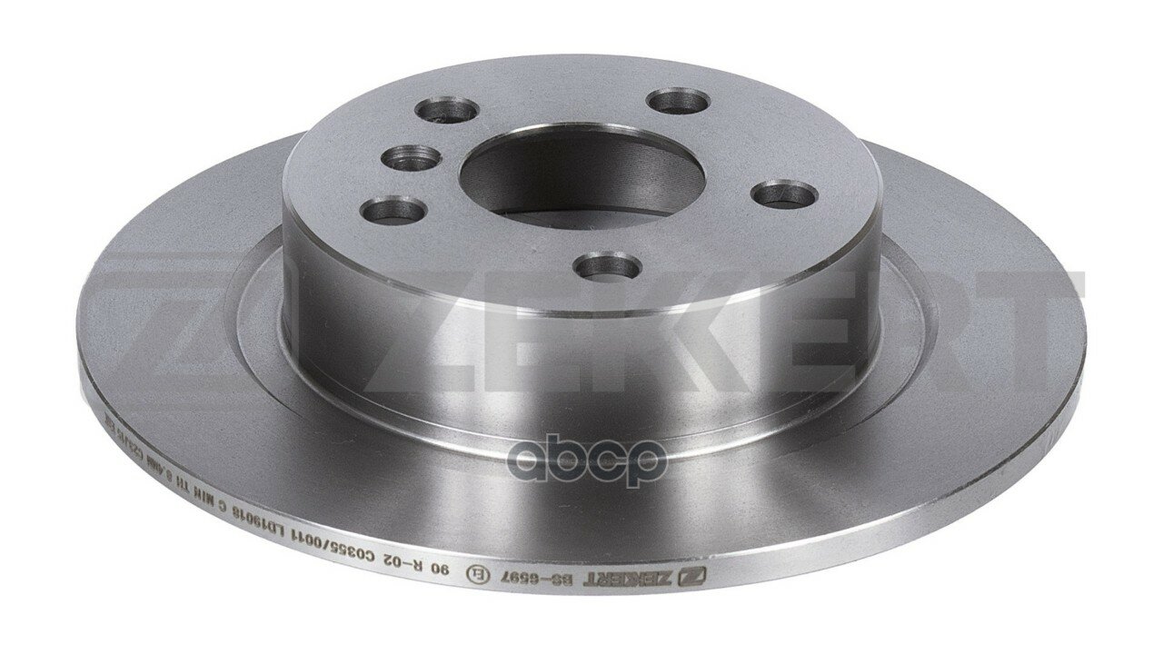 Диск тормозной задн. BMW 1 (F40) 19- 2 (F44 F45 F46) 13- X1 (F48) 14- X2 (F39) 18- Mini Cooper Zekkert арт. bs-6597