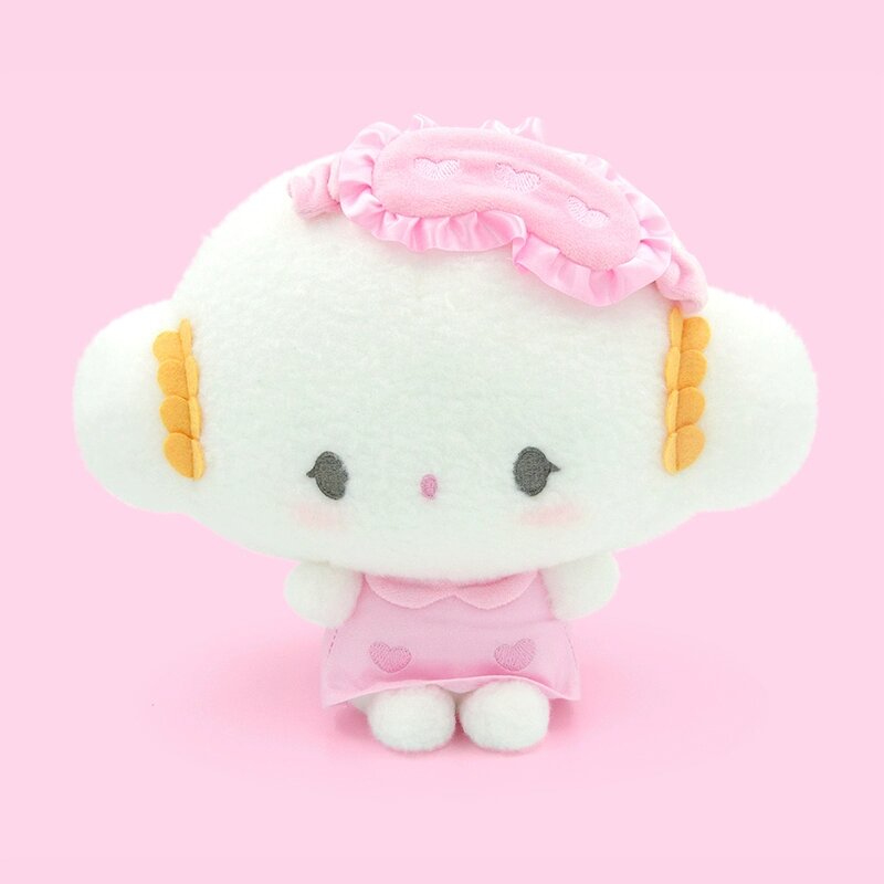 Официальная подвеска Sanrio Pompom с маской для глаз из плюша, высота 22 см, готова к отправке в 24 часа