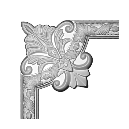 Угловой Элемент Европласт Лепнина 1.52.283 Ш260хВ260хТ26 мм.