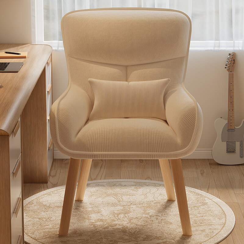 Кресло компьютерное，кресло，кресло офисное，Хаки (не вращающийся)