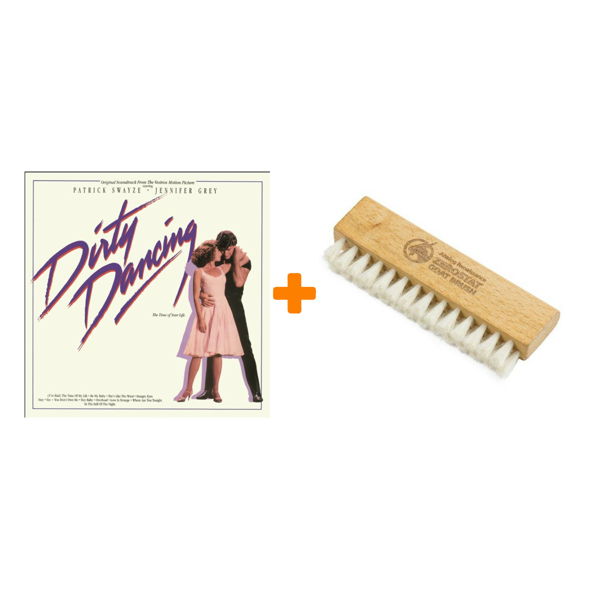 OST Dirty Dancing LP + Щетка для ухода за LP из козьей шерсти