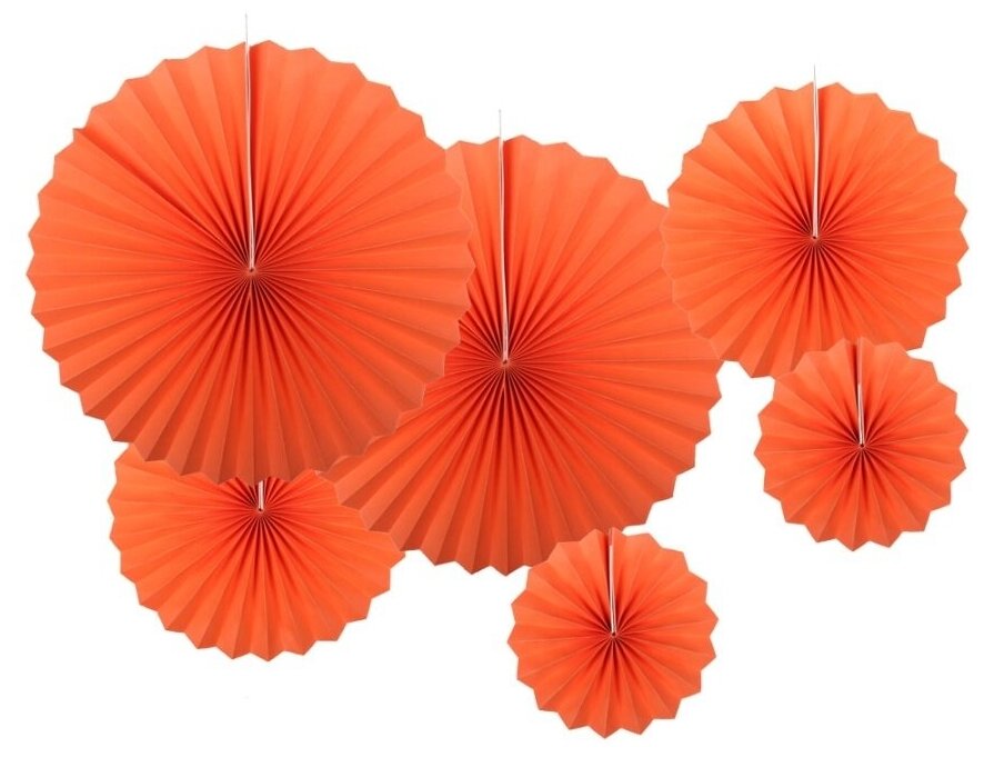 Набор Фант оранжевый, 6 шт. для праздничного декора помещения