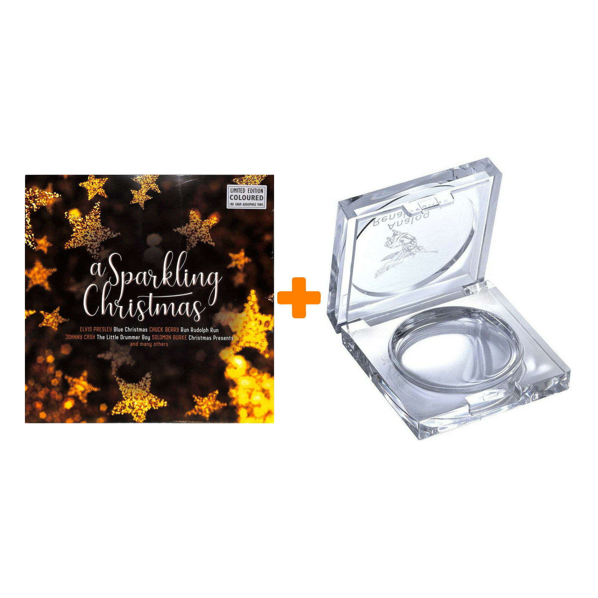 V/A A Sparkling Christmas Clear Vinyl LP + Гелевая подушка для очистки иглы Gel Pad