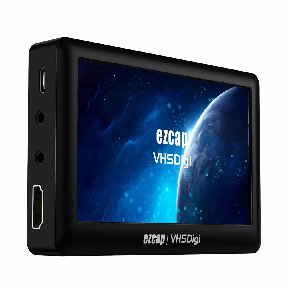 Ezcap180 4,3-дюймовый светодиодный VHS-плеер видеомагнитофон для сбора видео Аудио-цифровой преобразователь