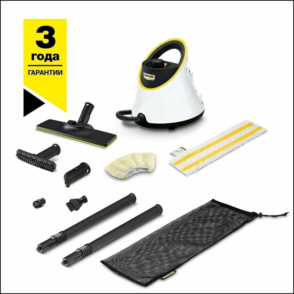 Пароочиститель Karcher SC 2 Deluxe (1.513-400.0) 1500 Вт, насадки - 1 шт