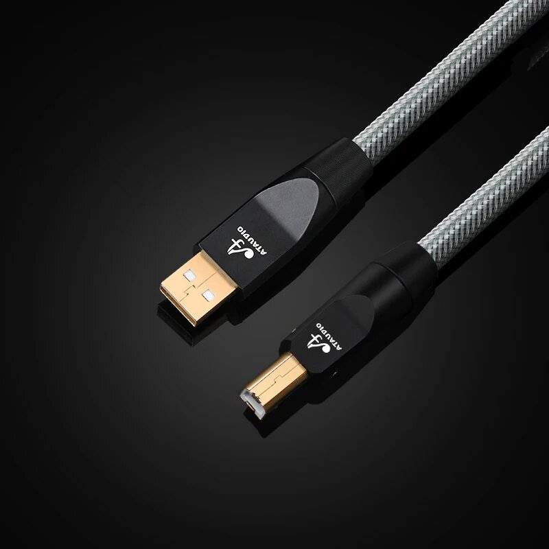 Hi-Fi USB аудиокабель Typec для ЦАП A-B, 1 м