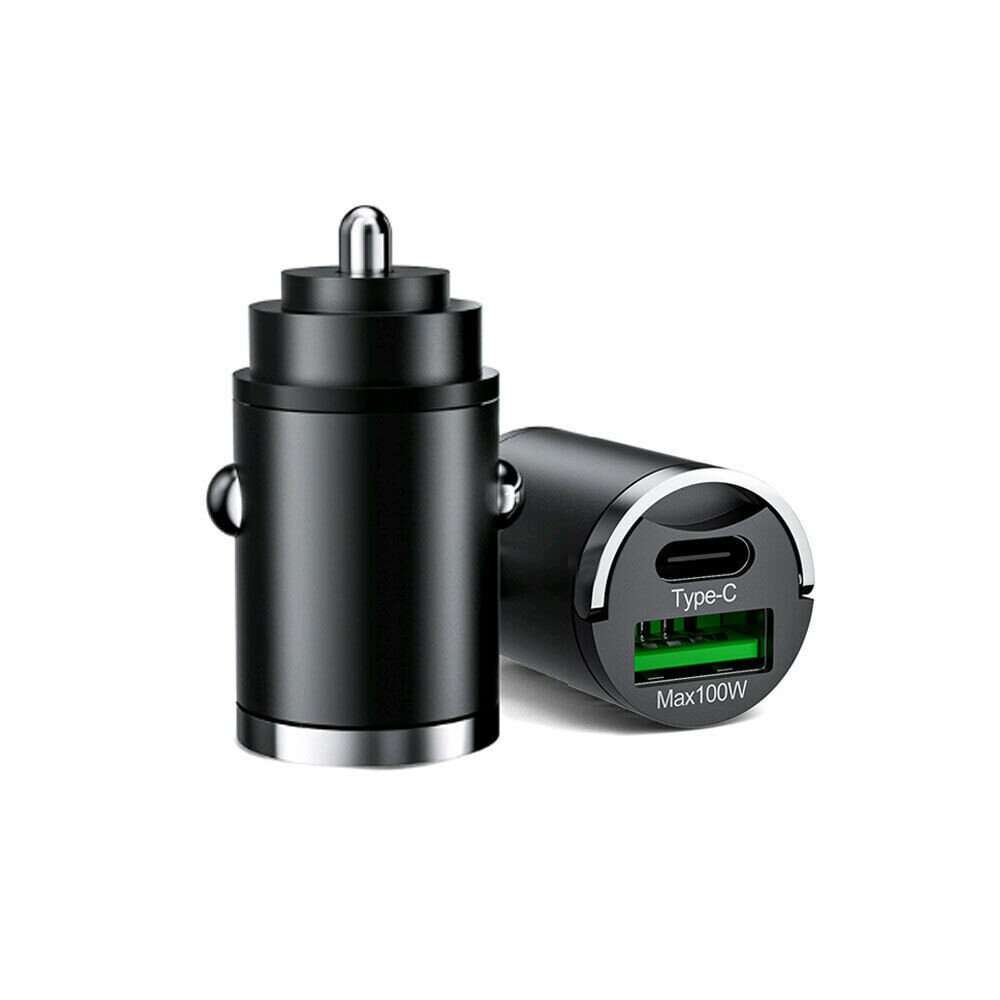 100 Вт USB Зарядное Устройство Type C Розетка Для Быстрой Зарядки Аксессуары Для Автомобильного Зарядного Устройства