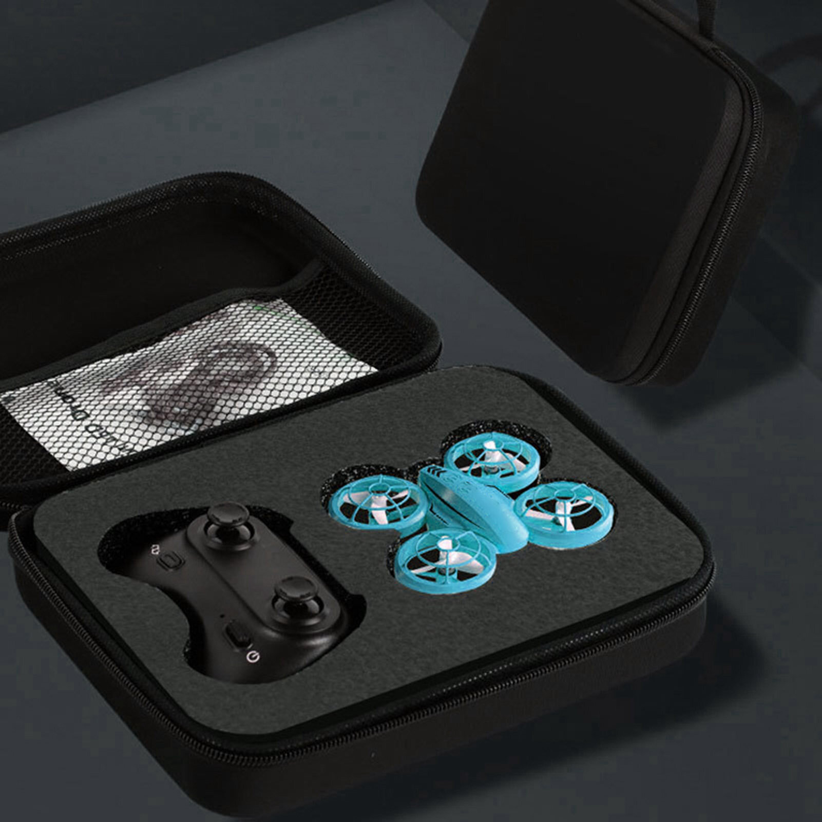 Мини-дрон с дистанционным управлением для детей-новичков, квадрокоптер с дистанционным управлением 2,4 ГГц, светодиодными фонарями, режим Headless