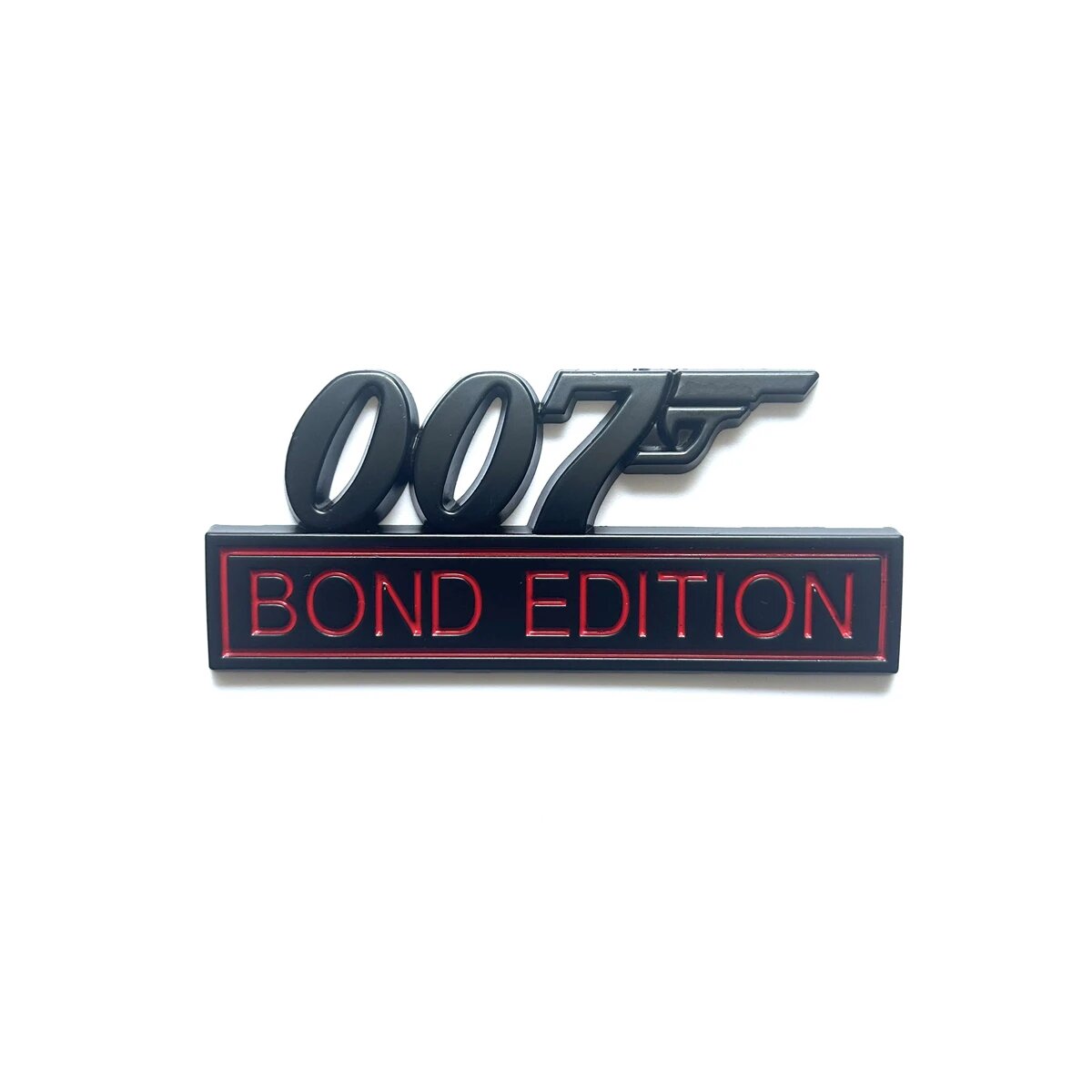 007 Bond Edition, металлические наклейки для автомобиля, значки для украшения двери black red 1pc