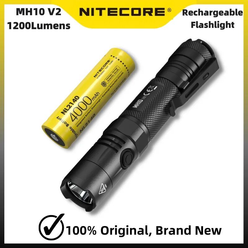 NITECORE MH10 V2 Фонарик белый 1200 люмен