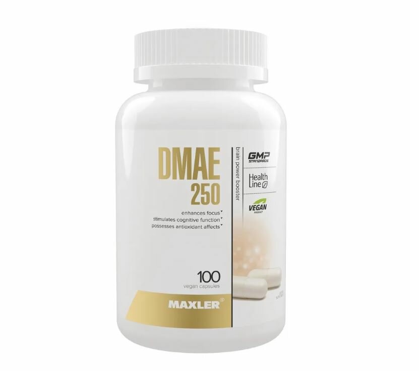 DMAE 250mg 100 vcaps Mxl