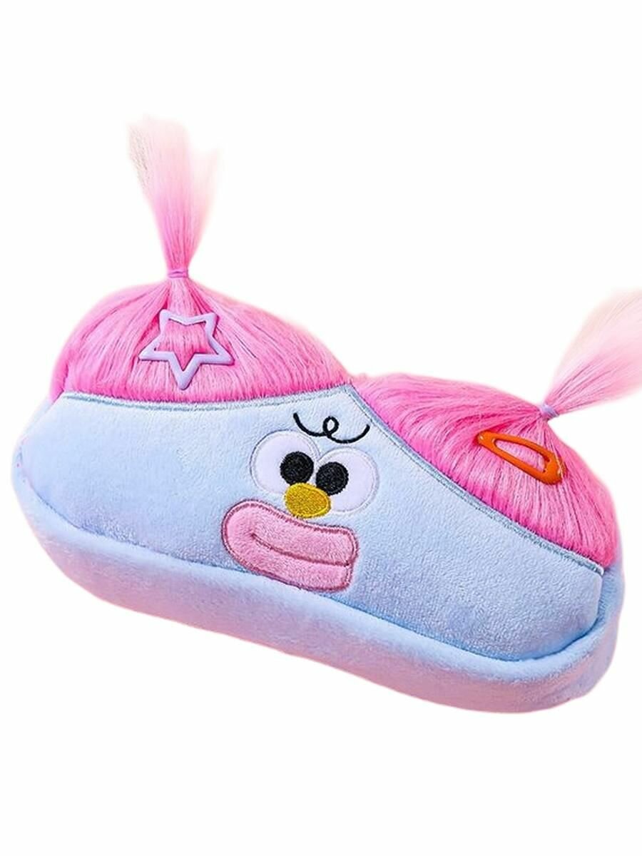 Жареная волосатая уродливая кукла-плюшевый пенал для толстого кишечника