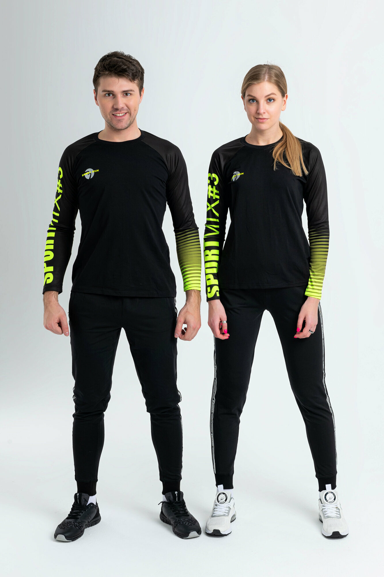 Лонгслив Модель СМ3, черный, размер 44, Хлопок 95%, лайкра 5%