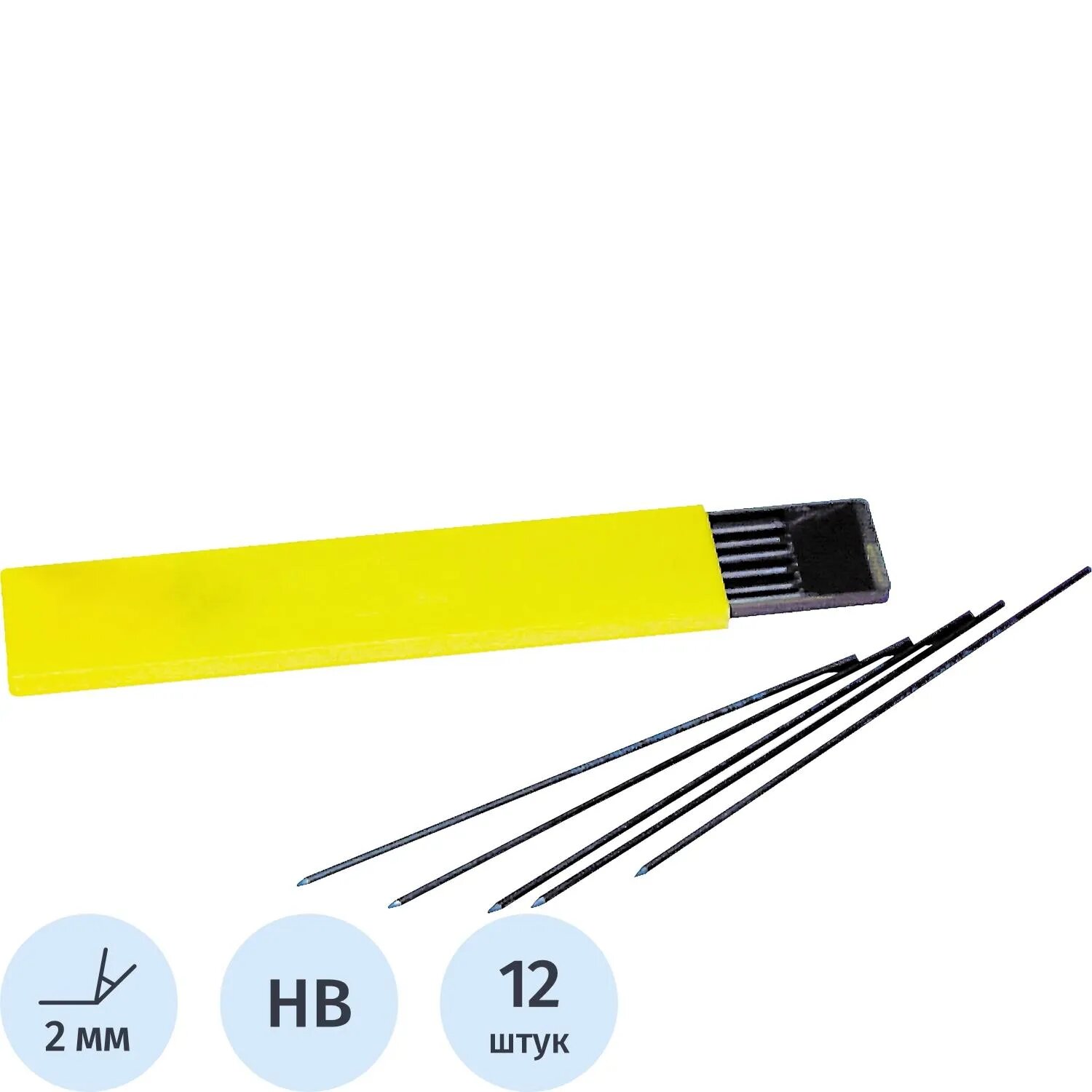 Стержень микрографический 2мм KOH-I-NOOR 4190 НВ д/цанг. Чехия