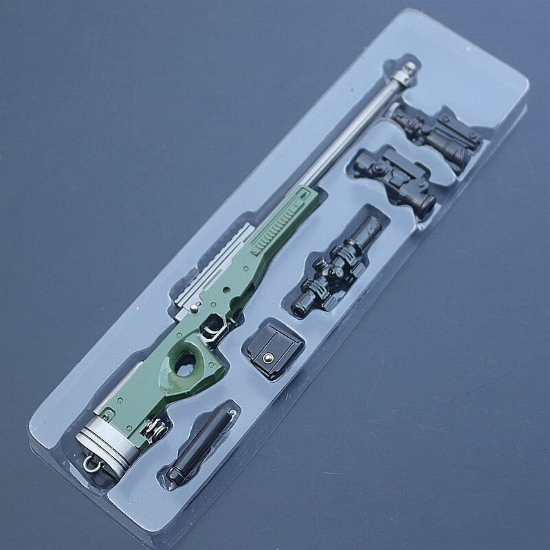 Боевое поле боя Battle Royale, оружие M24, AKM, M416, 98K, AWM, модель пистолета, брелок с кожей