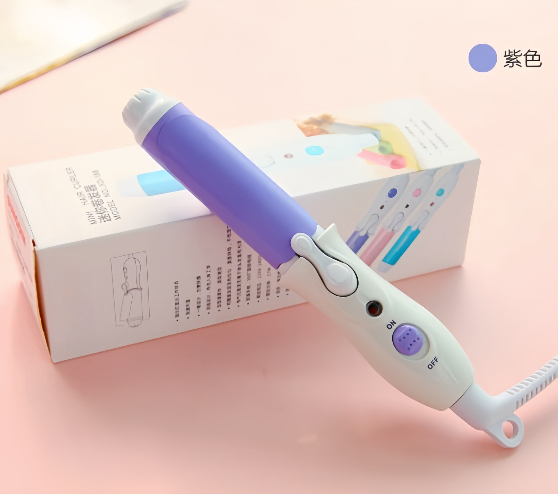 Мини-стержень для завивки Air Bang Керамическая глазурь Маленький Электрический стержень для завивки Груша Цветок