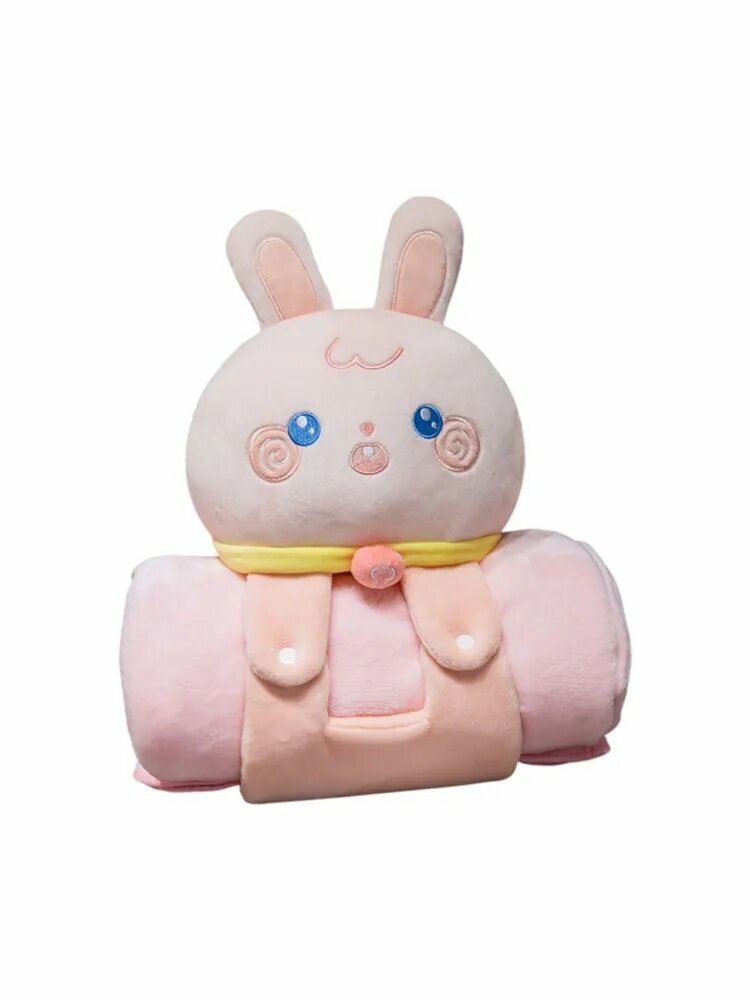 Плед трансформер 3 в 1: Подушка, одеяло и плед для дома и поездок Прижимай и храни , Полиэстер, 100 см х 170 см