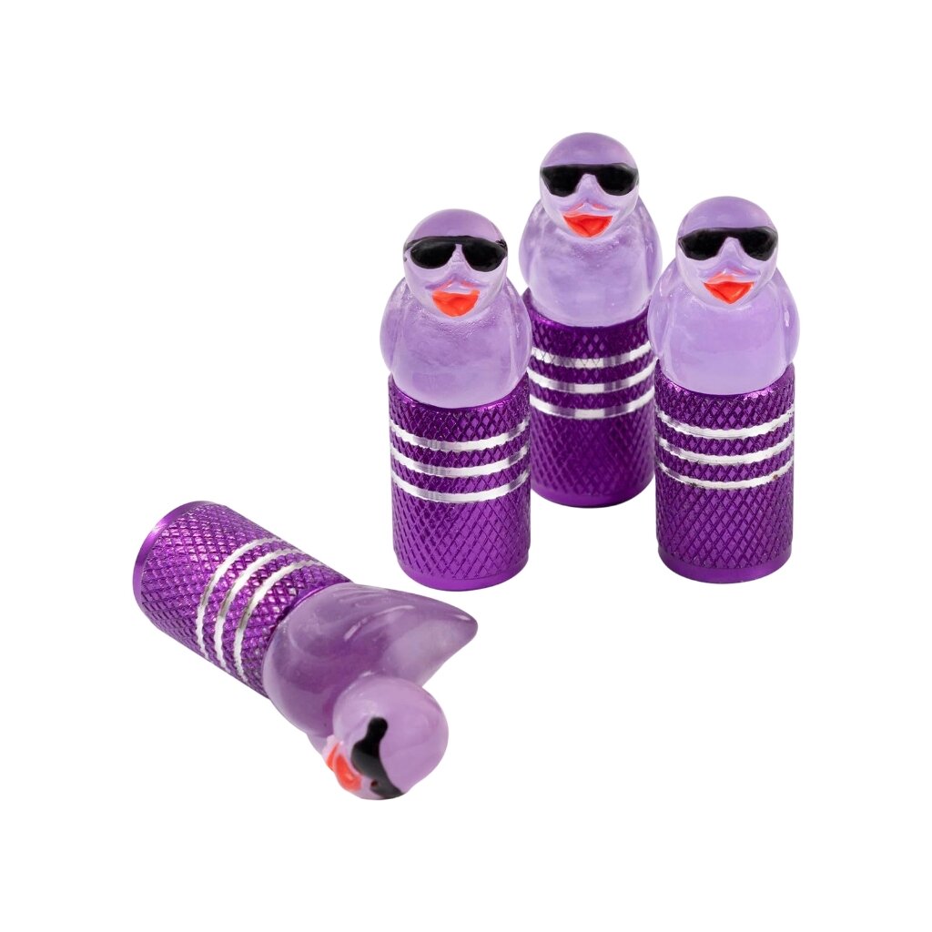 Fashionable Duck Design Tire Valves Stem Cap Cover Dustproof Alloy Auto Accessory