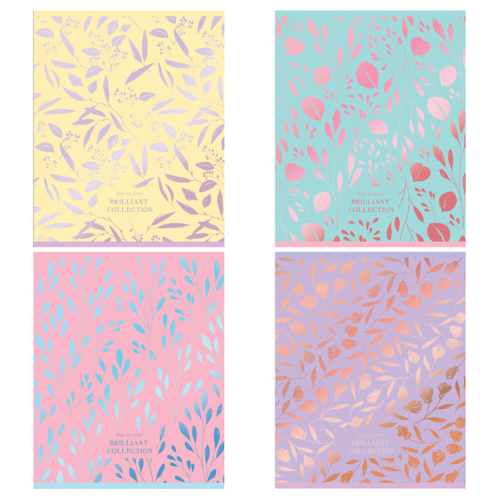 Тетрадь 48л клетка BRILLIANT COLLECTION