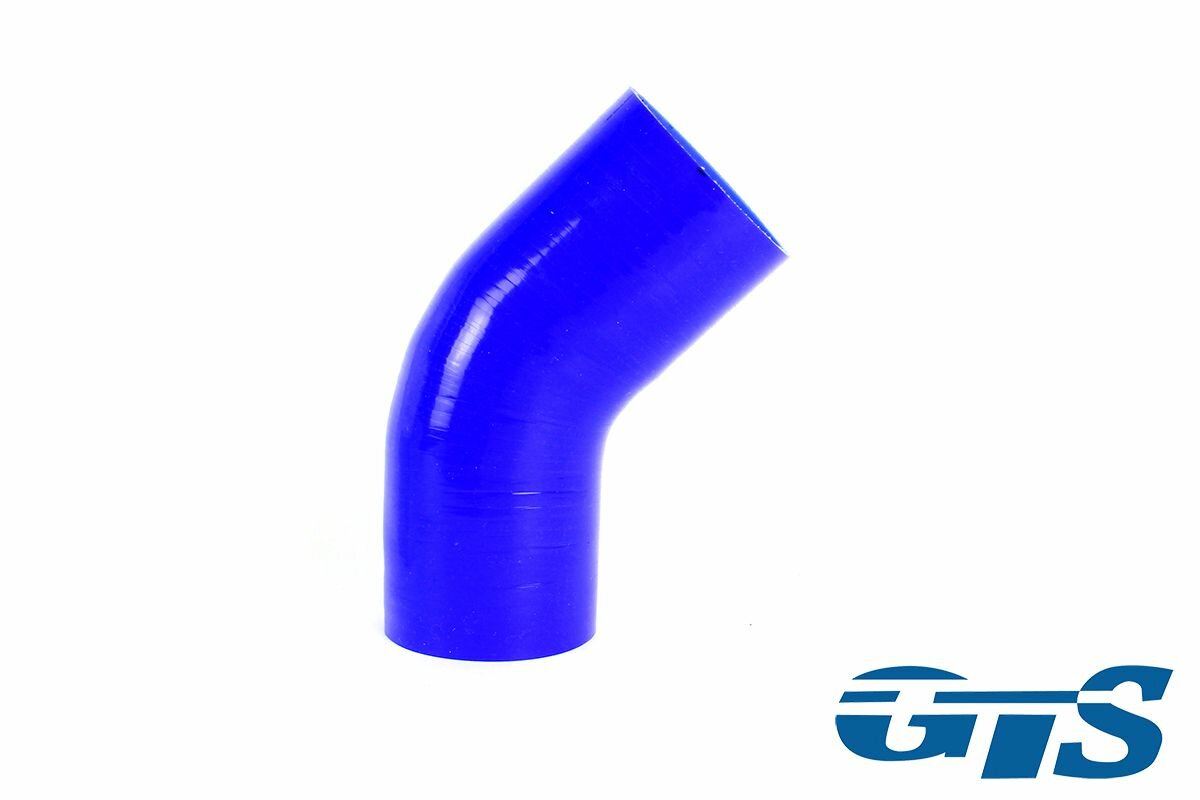 Патрубок силиконовый диаметр 76мм угол 45 градусов, ES-01010