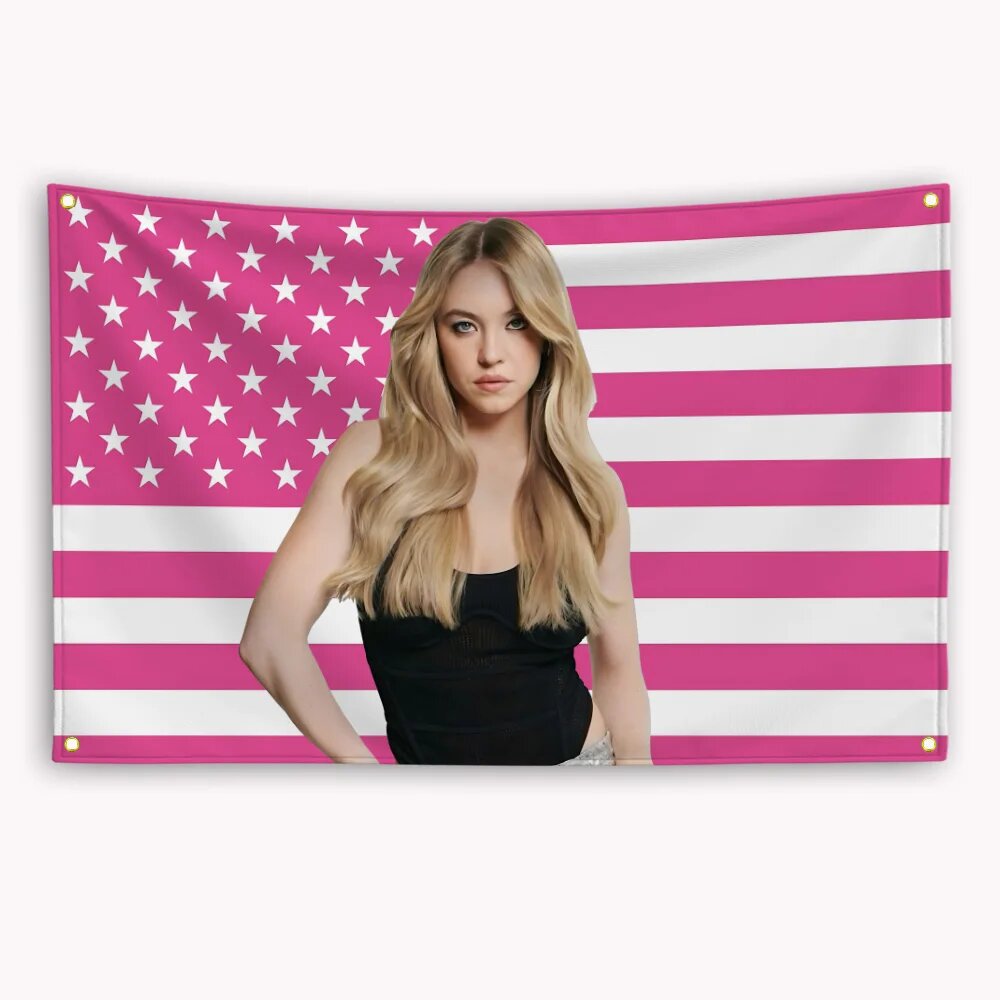 Американский флаг Sydney Sweeney 60x90cm(24x36in), 411JDQ0068