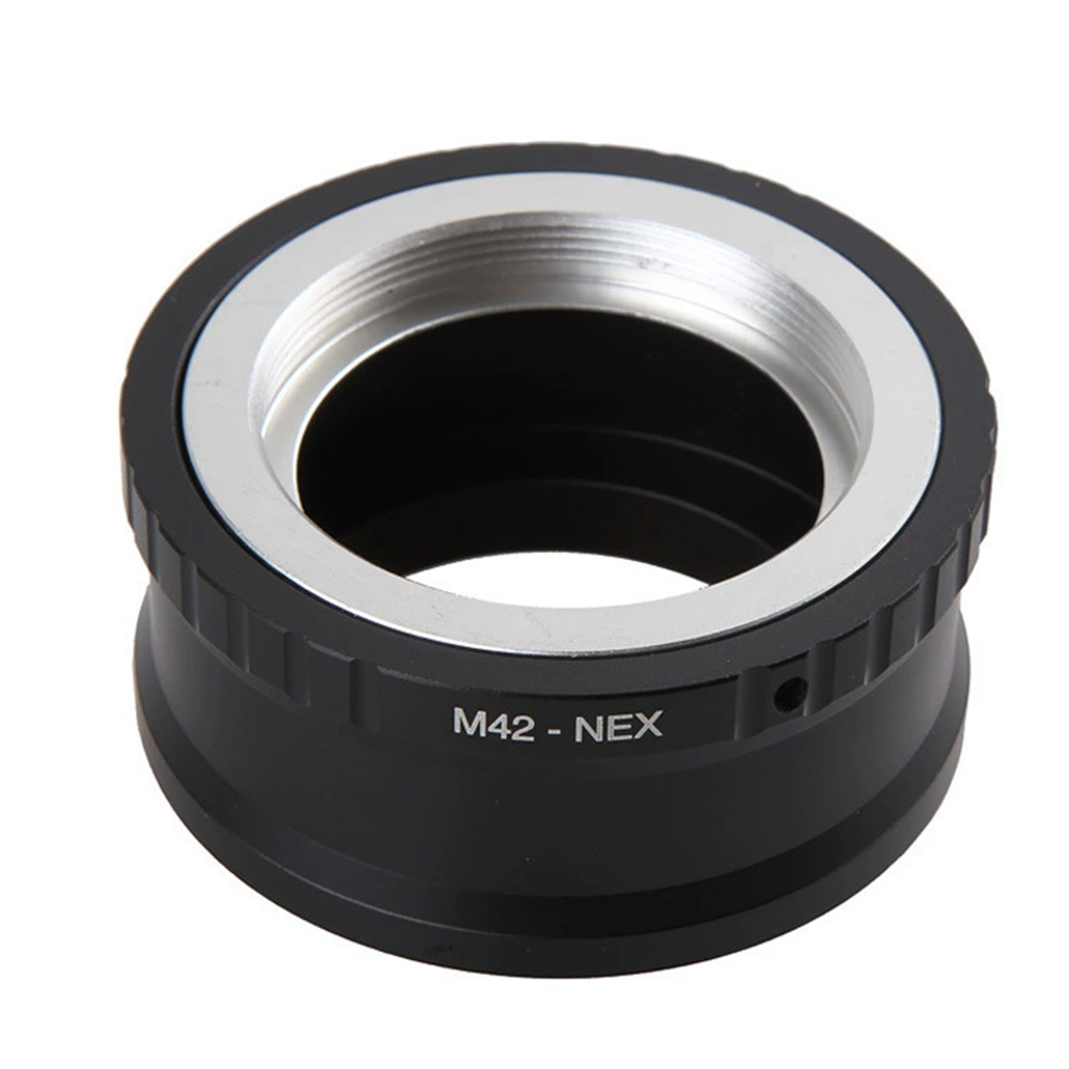 Кольцо адаптер Fotga M42 для Sony NEX E-mount NEX3 NEX5n NEX5t A7 A6000, черное, материал металл, размер 5.8*3.2 см, вес 66 г, в упаковке 1 шт